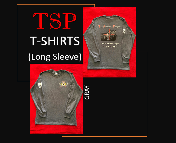 Gray Long Sleeve T-Shirts ⋆ The Sheepdog Project