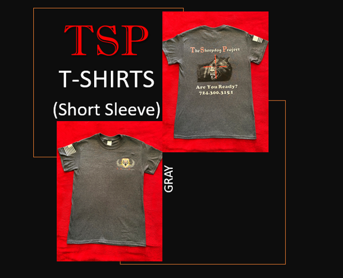 Gray Short Sleeve T-Shirts ⋆ The Sheepdog Project
